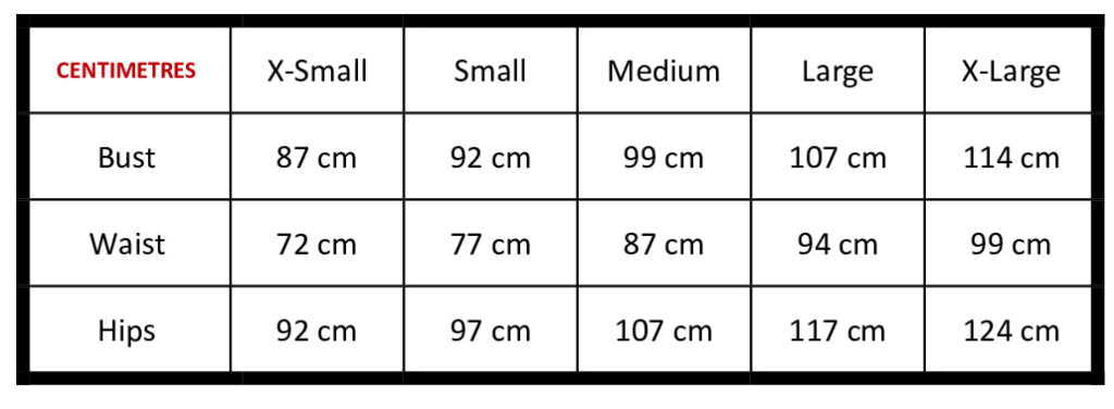 Size & Fit – Macella